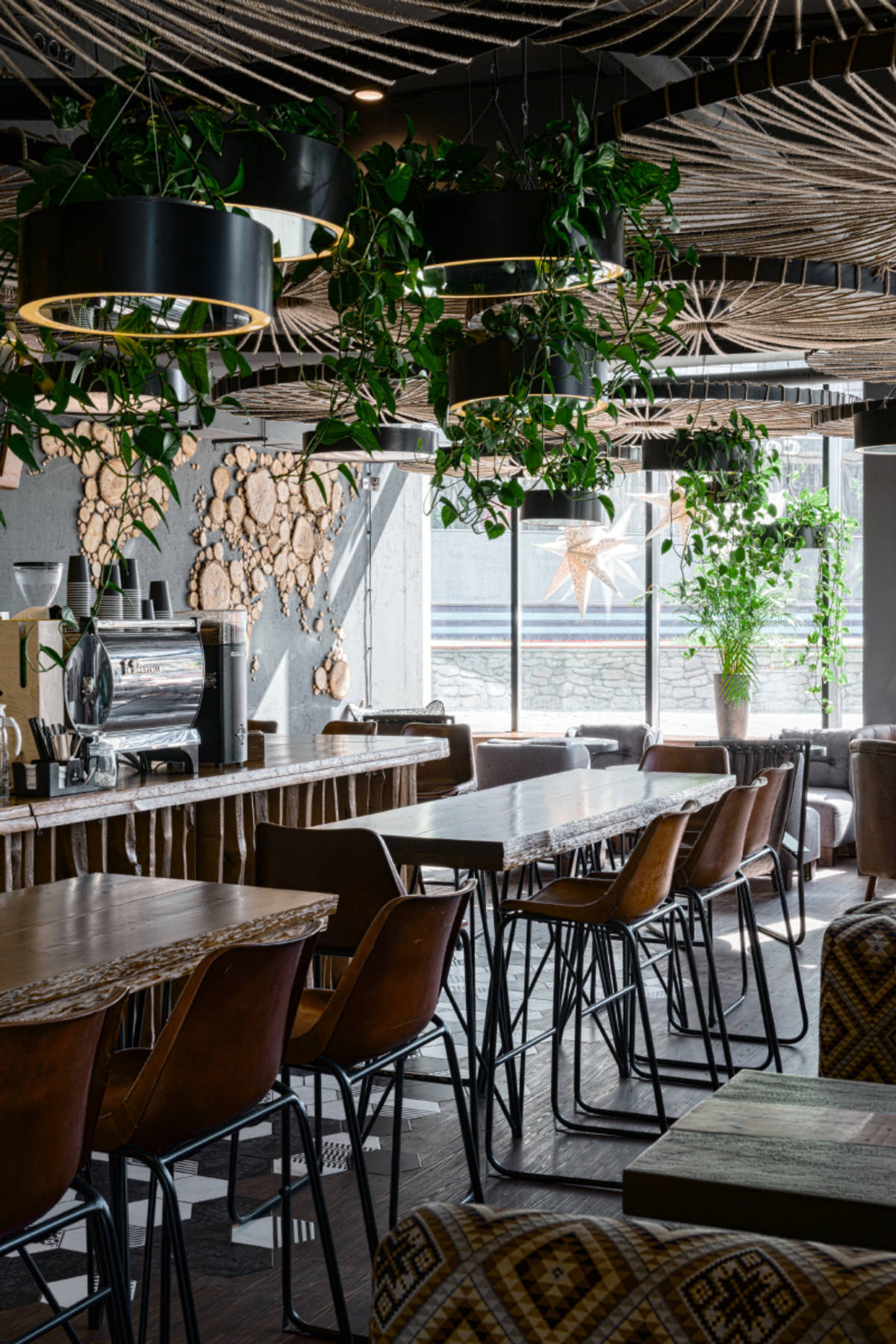 42.086P coffee house "Barista coffee garden" | design studio LEFTdesign